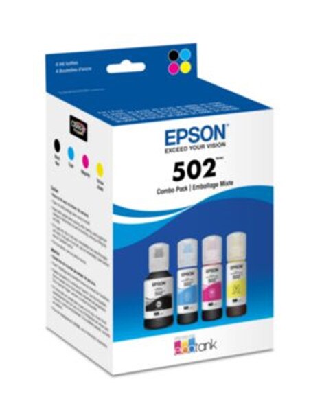 Epson EcoTank 502 Ink Pack, C/M/Y/K | Shades of Paper