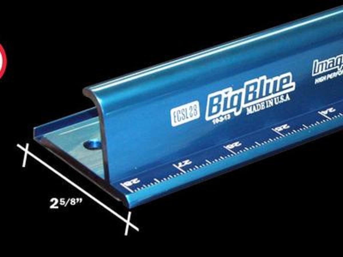 Big Blue Safety Ruler - 40" Aluminum | Shades of Paper