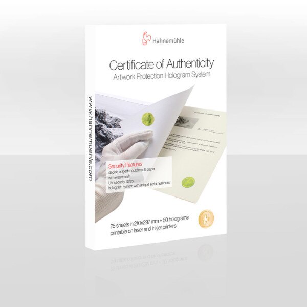 HFA Certificate of Authenticity (A4) 25 sheet Packs | Shades of Paper