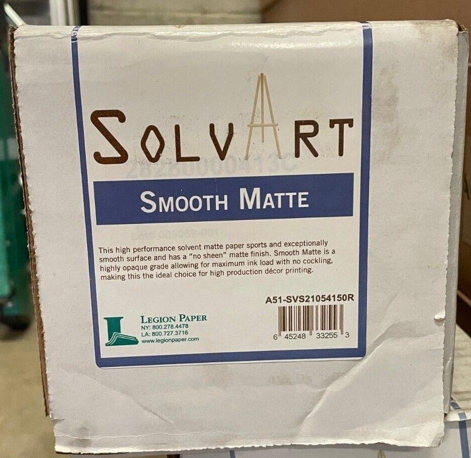 SolvArt Smooth Matte, 54" x 150' Roll | Shades of Paper