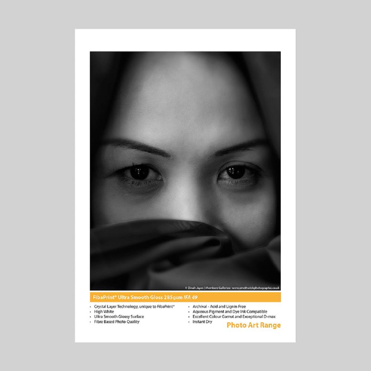 Innova Art FibaPrint Ultrasmooth Gloss 285gsm, 24"x 50' Roll | Shades ...